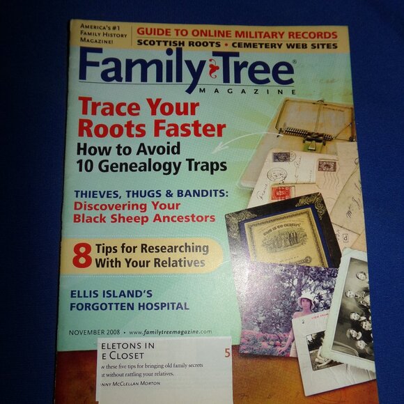 F&W Publications Inc. | Other | Vintage Family Tree Magazine November ...